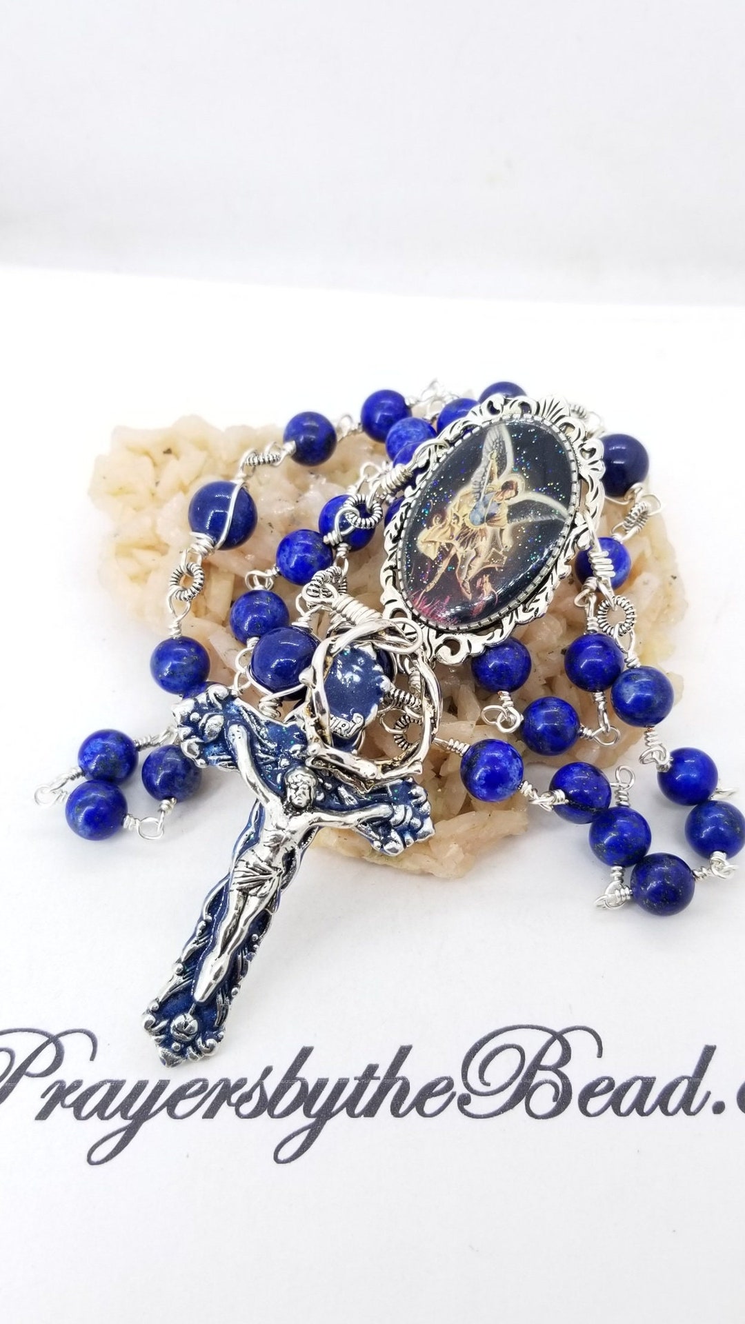 Anglican Prayer Beads,lapis Gemstones,episcopal Rosary,husband Gift ...