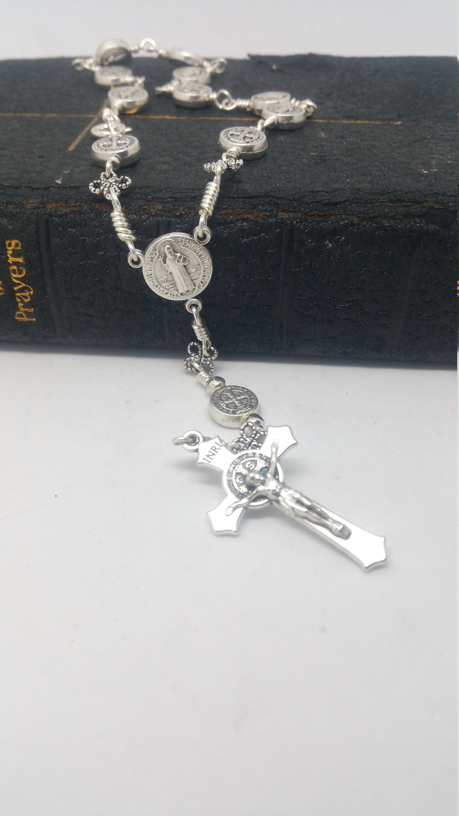 St Benedict Car Rosary Exorcism Against Poisening | Etsy