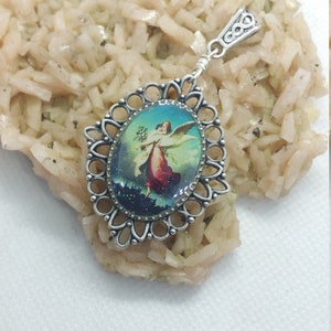 Angel Cameo PendantAngel with child Pendant Vintage | Etsy