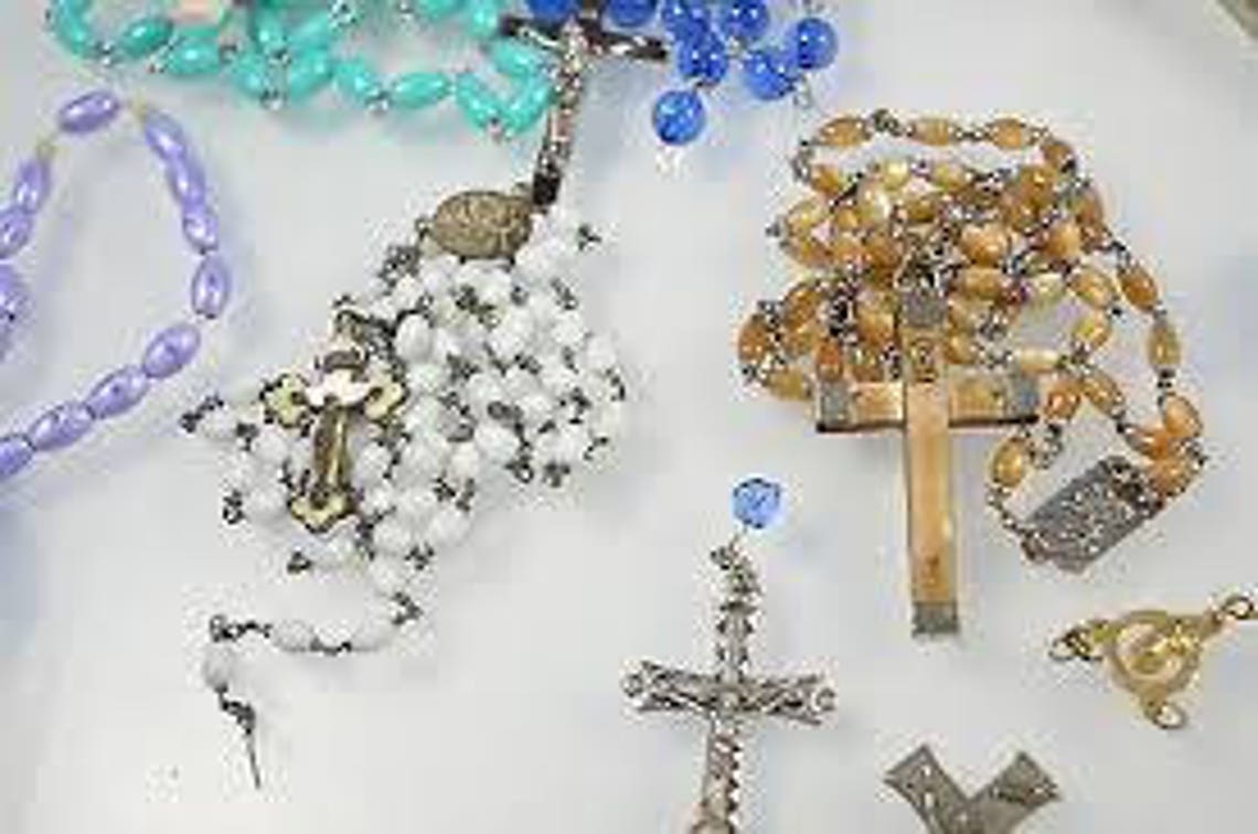 Small Rosary Repair, Broken Rosary Fix, Rosary Necklace Repair, Repair ...
