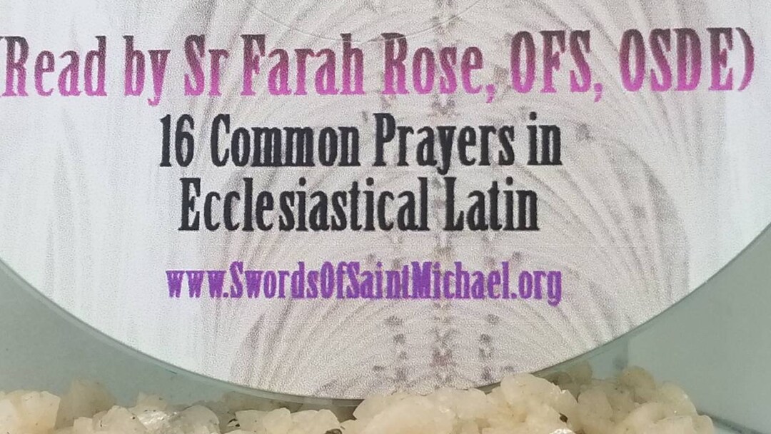 Ecclesiatical Latin, Common Prayers of the Catholic Church, Repel ...