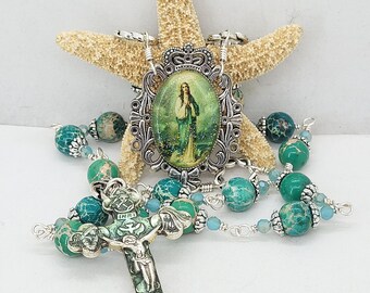 12 Bead Chaplet Rosary - Etsy