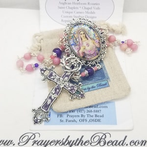 Anglican Opal Prayer Beads Episcopal Prayer Beadsamethyst | Etsy