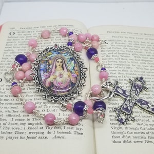 Anglican Opal Prayer Beads Episcopal Prayer Beadsamethyst | Etsy
