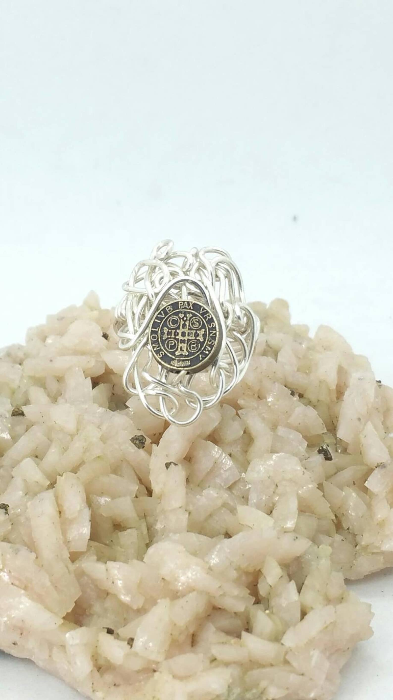 St Benedict Exorcism Ring Sterling Silver Supernatural - Etsy
