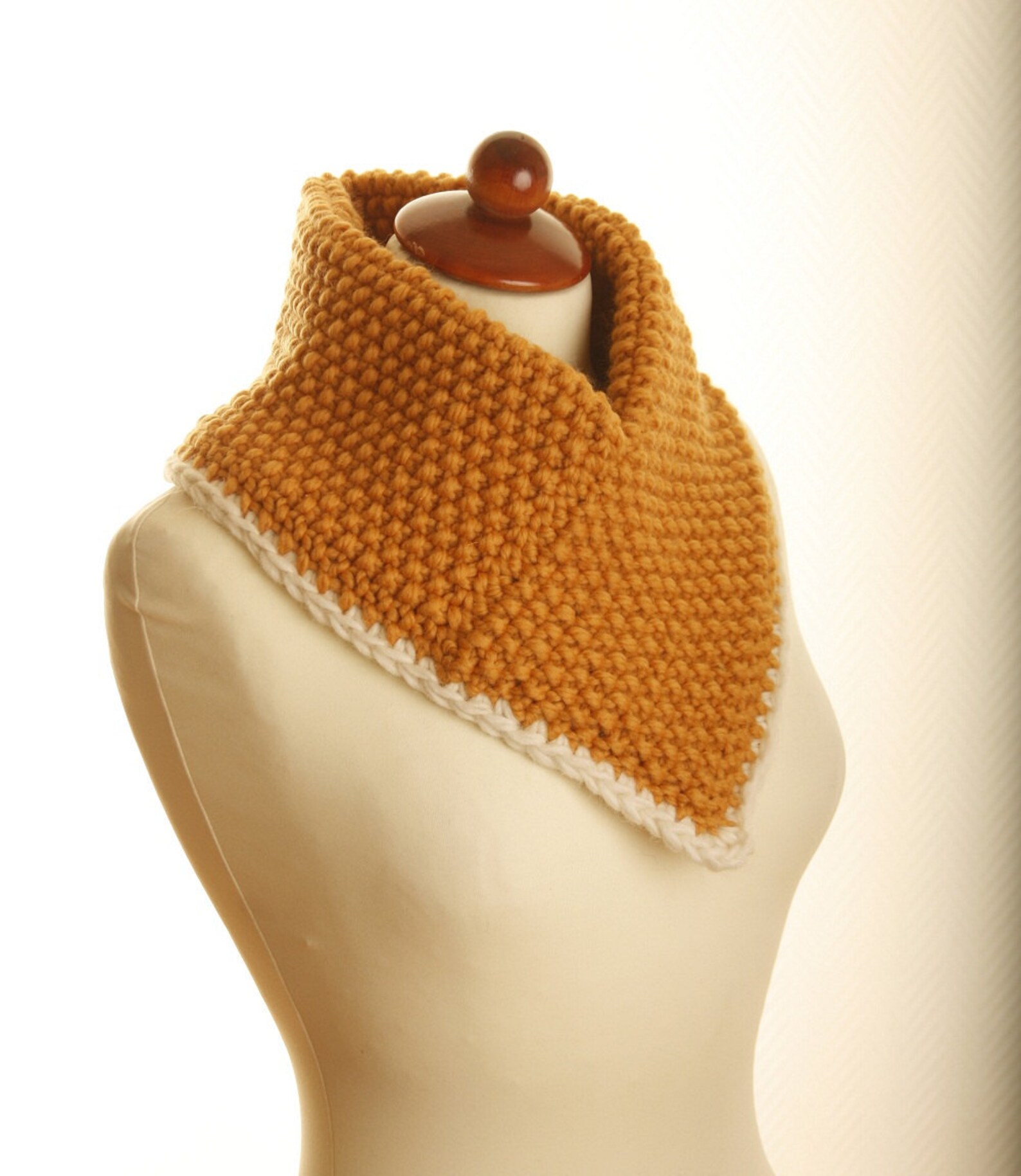 SALE Thick and Trendy Hand Knit Cowl | Etsy