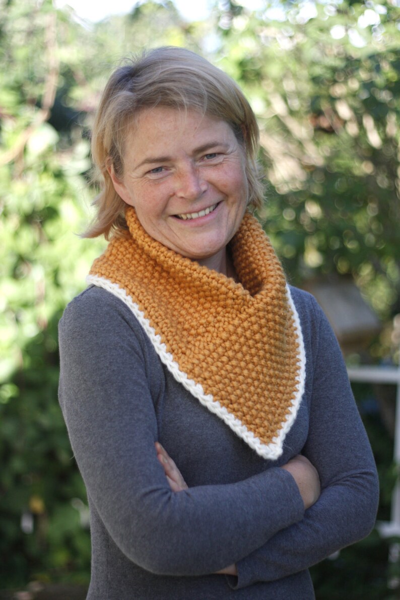 SALE Thick and Trendy Hand Knit Cowl | Etsy