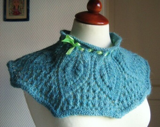 Ocean Blue Collar PDF Knitting Pattern. - Etsy