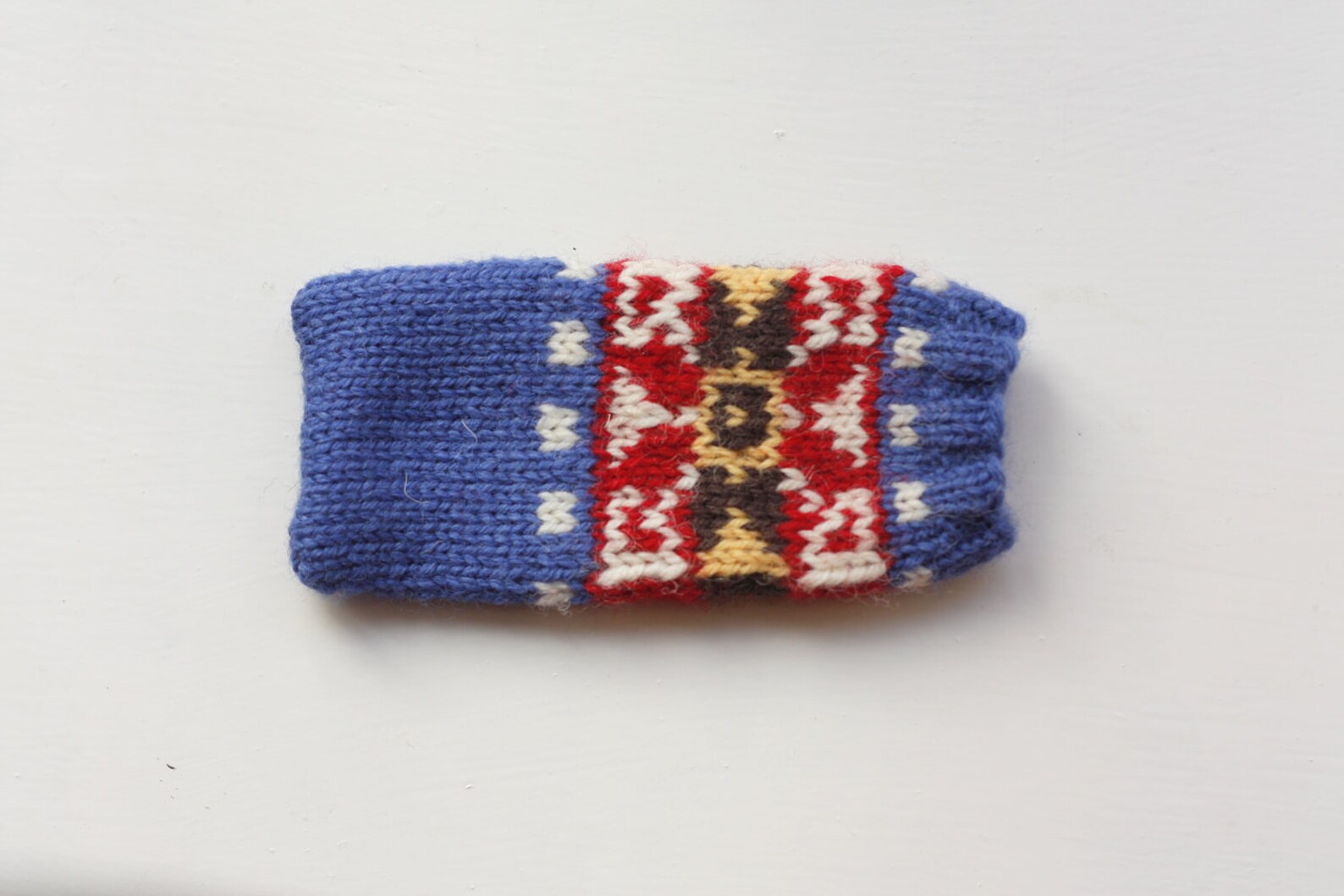 Fair Isle iPhone Sock PDF Knitting Pattern - Etsy