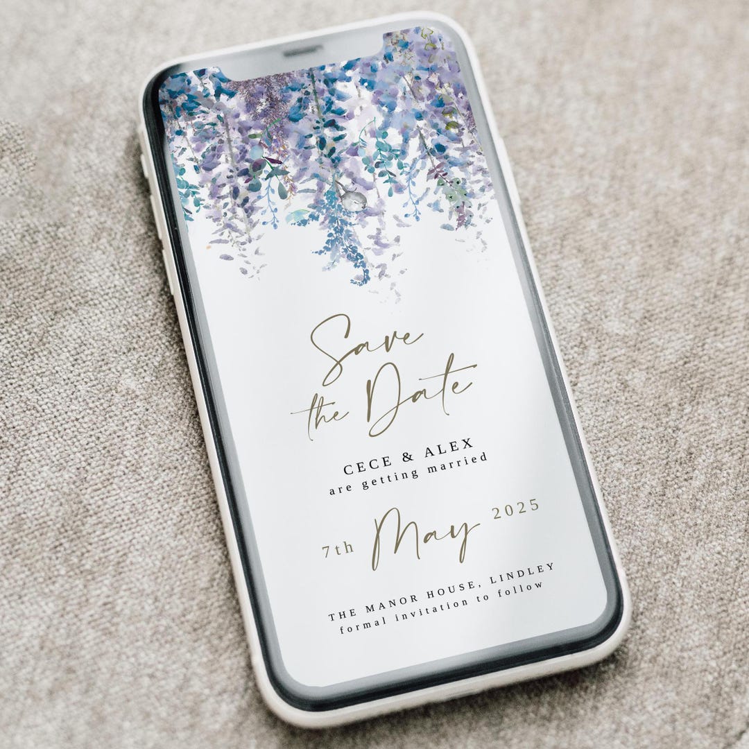 Save the Date Template, Editable Save the Date, Digital Download ...