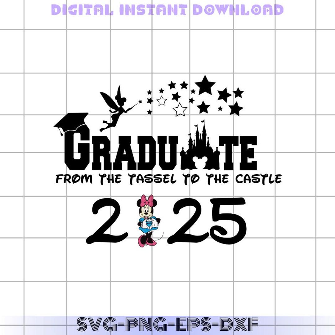 Graduate Mouse Svg , Graduation Minnie Png, Dis Ney Character School ...