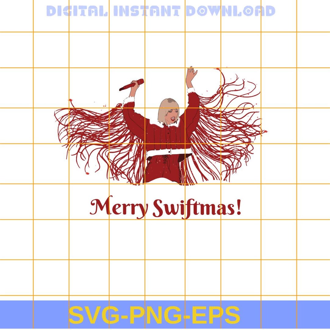 Merry Swiftmas Svg, Christmas Taylor Svg, Cute Christmas Svg, Merry ...