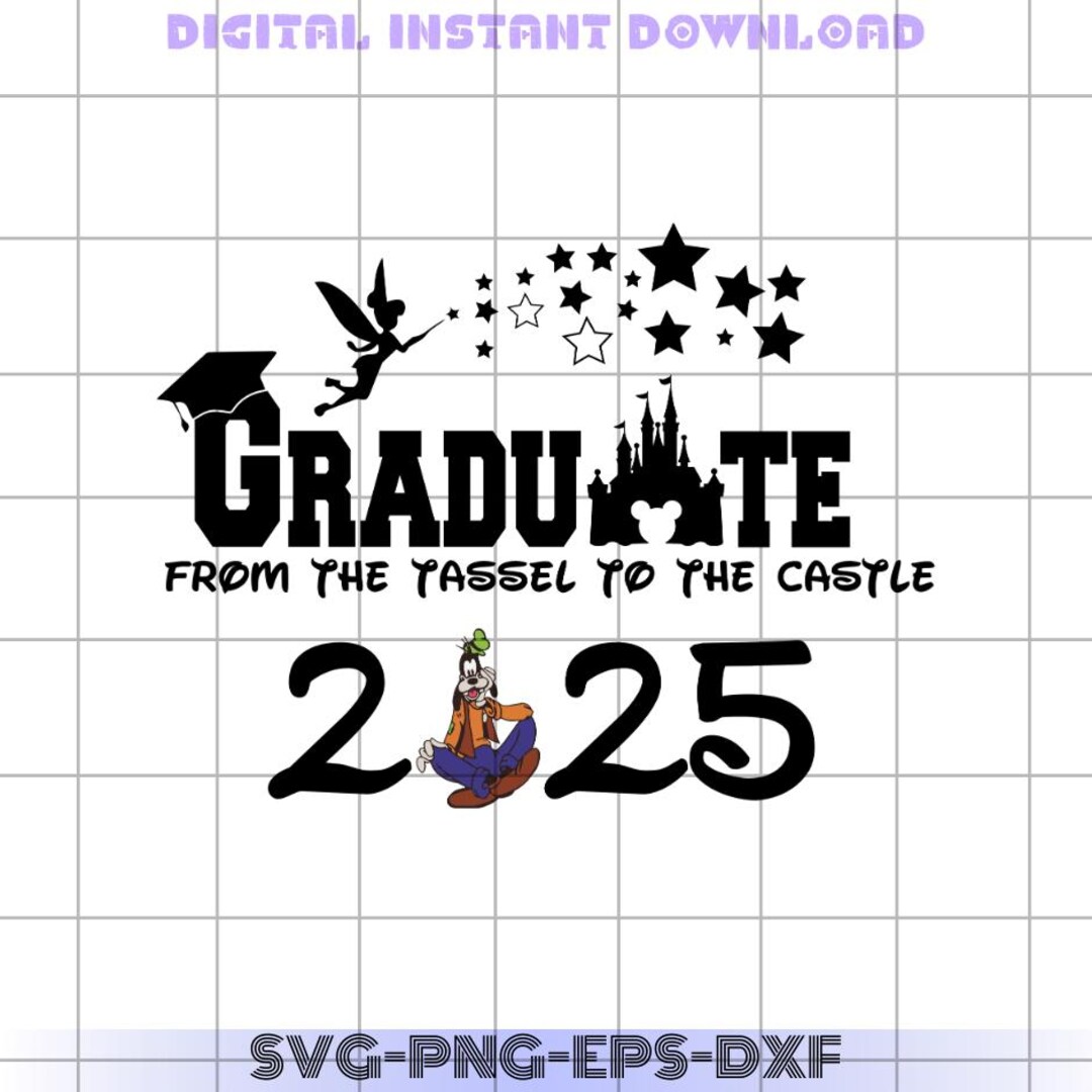 Graduate Goofy Svg , Graduation Dog Png, Mickey Friends School Digital ...