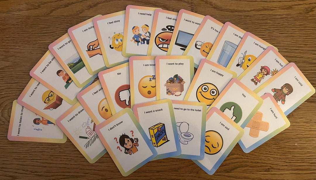 Non Verbal Communication Cards - Etsy