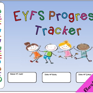 EYFS Progress Tracker based on Old Early Years Objectives - Etsy UK