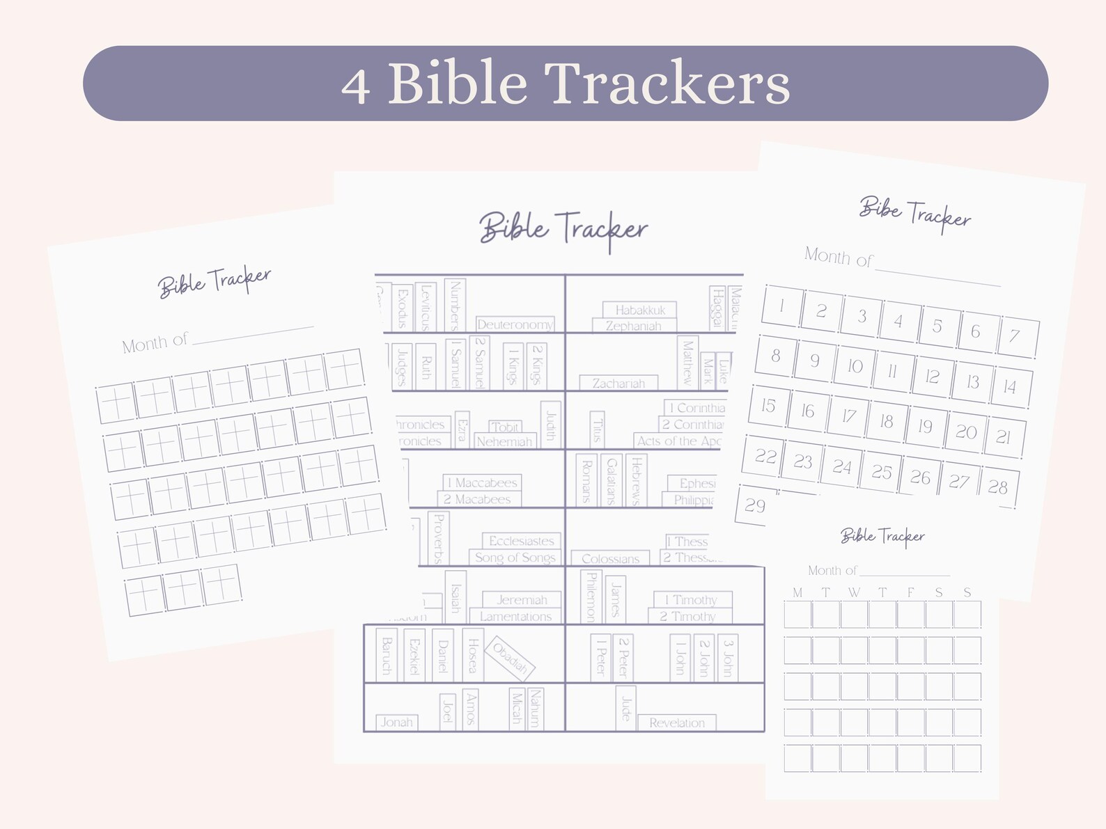 Catholic Prayer Tracker, Letter-size Rosary Tracker, Catholic Bible ...