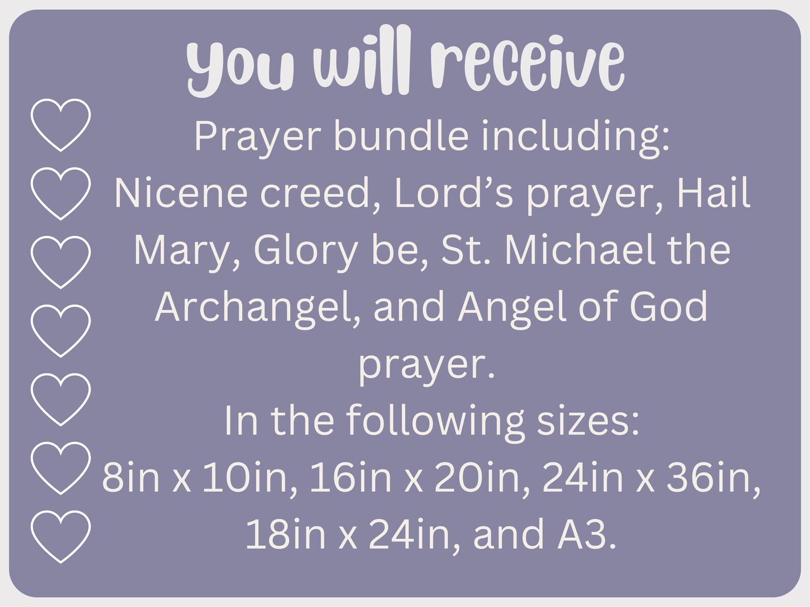 Catholic Prayer Bundle Printable, Bundle Catholic Prayers Wall Prints ...