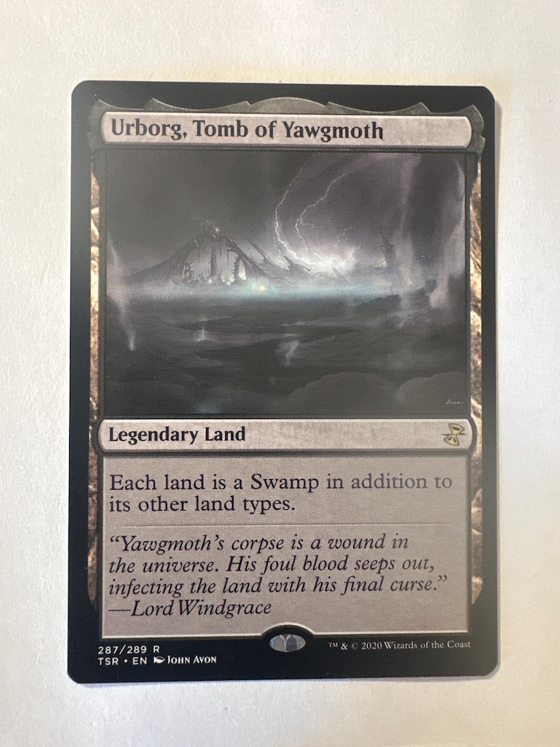 Urborg, Tomb of Yawgmoth, Legendary Land. - Etsy