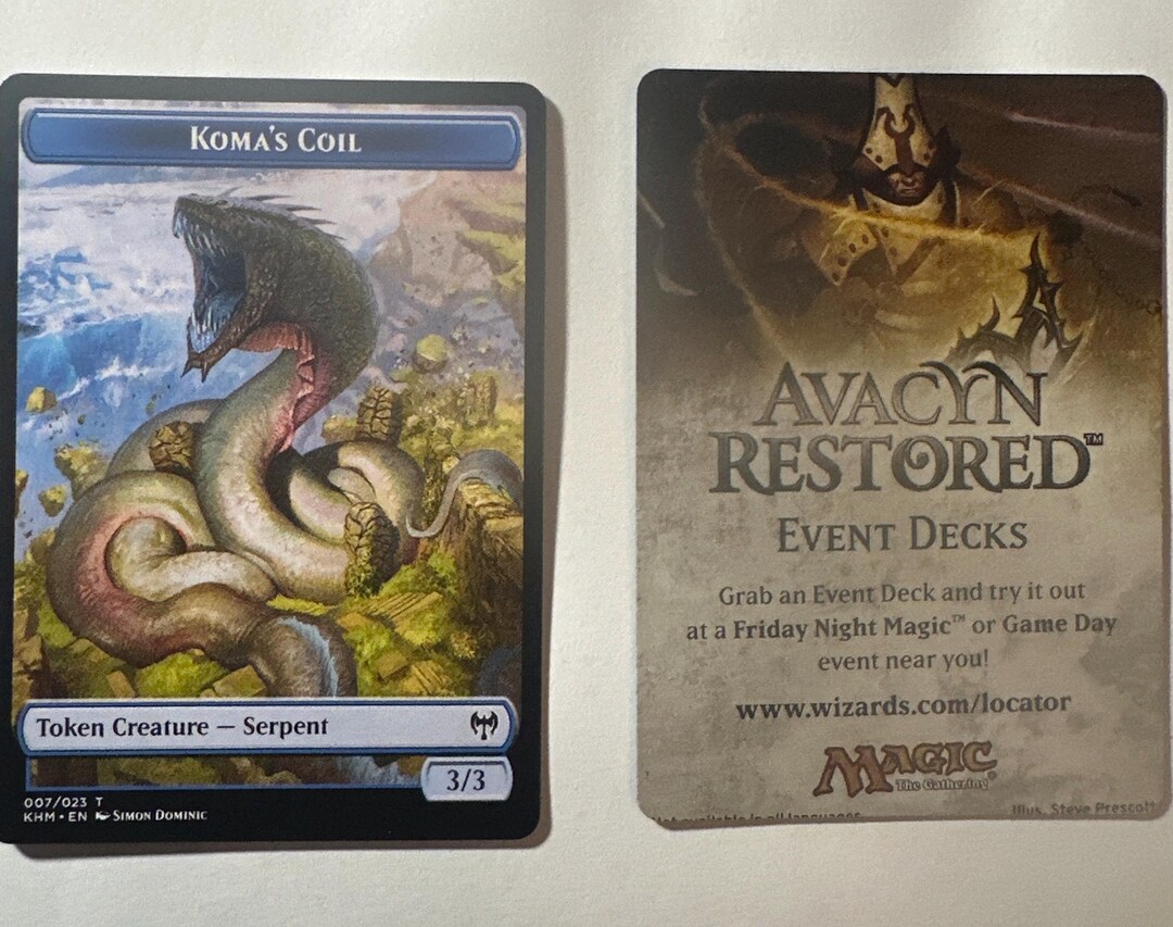 Komas Coil Token 007/023 - Etsy