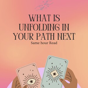 What is Unfolding in Your Path Next Tarot Reading - Same Hour - Etsy
