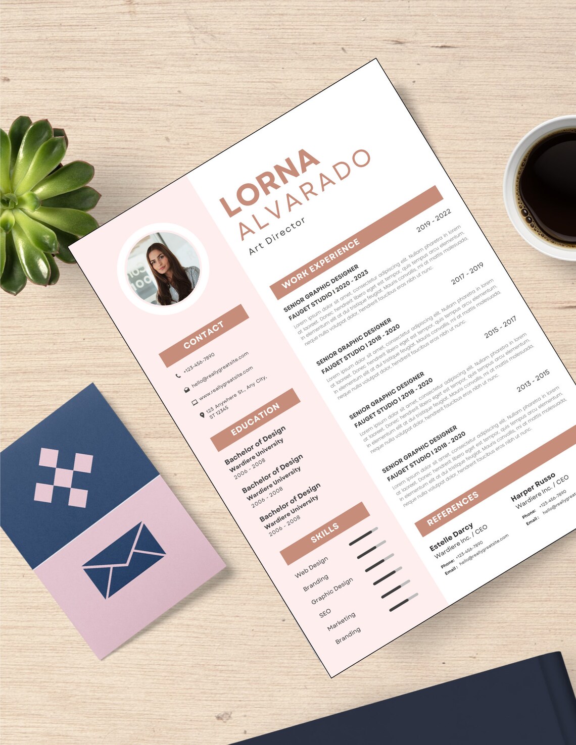 Professional Minimalist & Simple Resume Template Professional CV ...