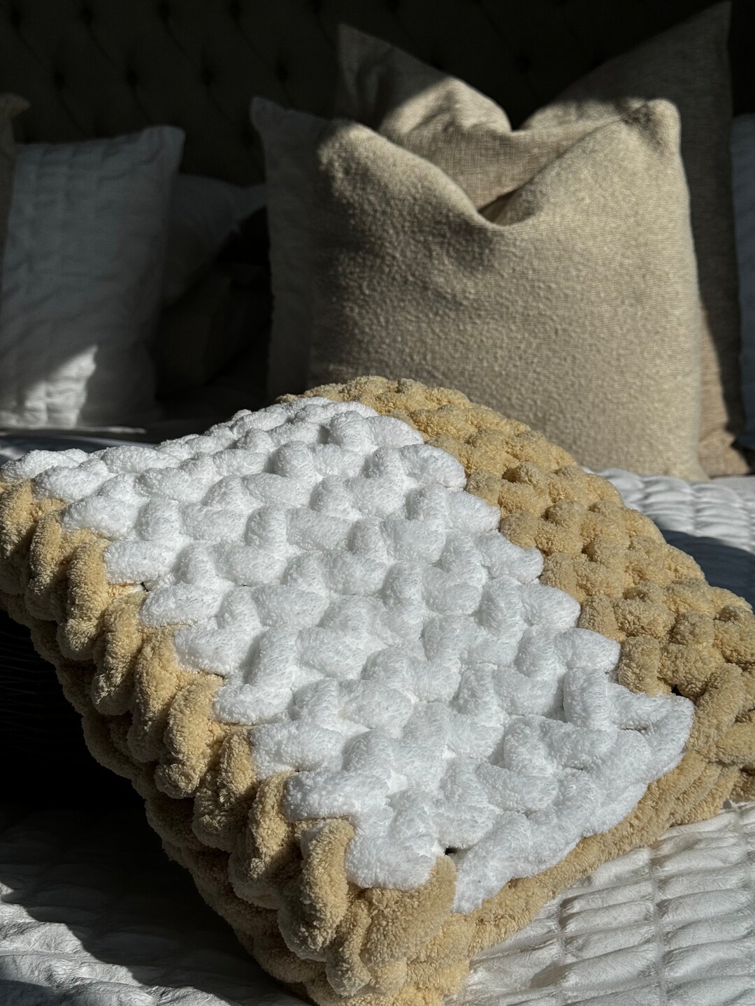 Chenille Baby Blanket | Handmade so Soft Baby Comforter | Cuddle ...