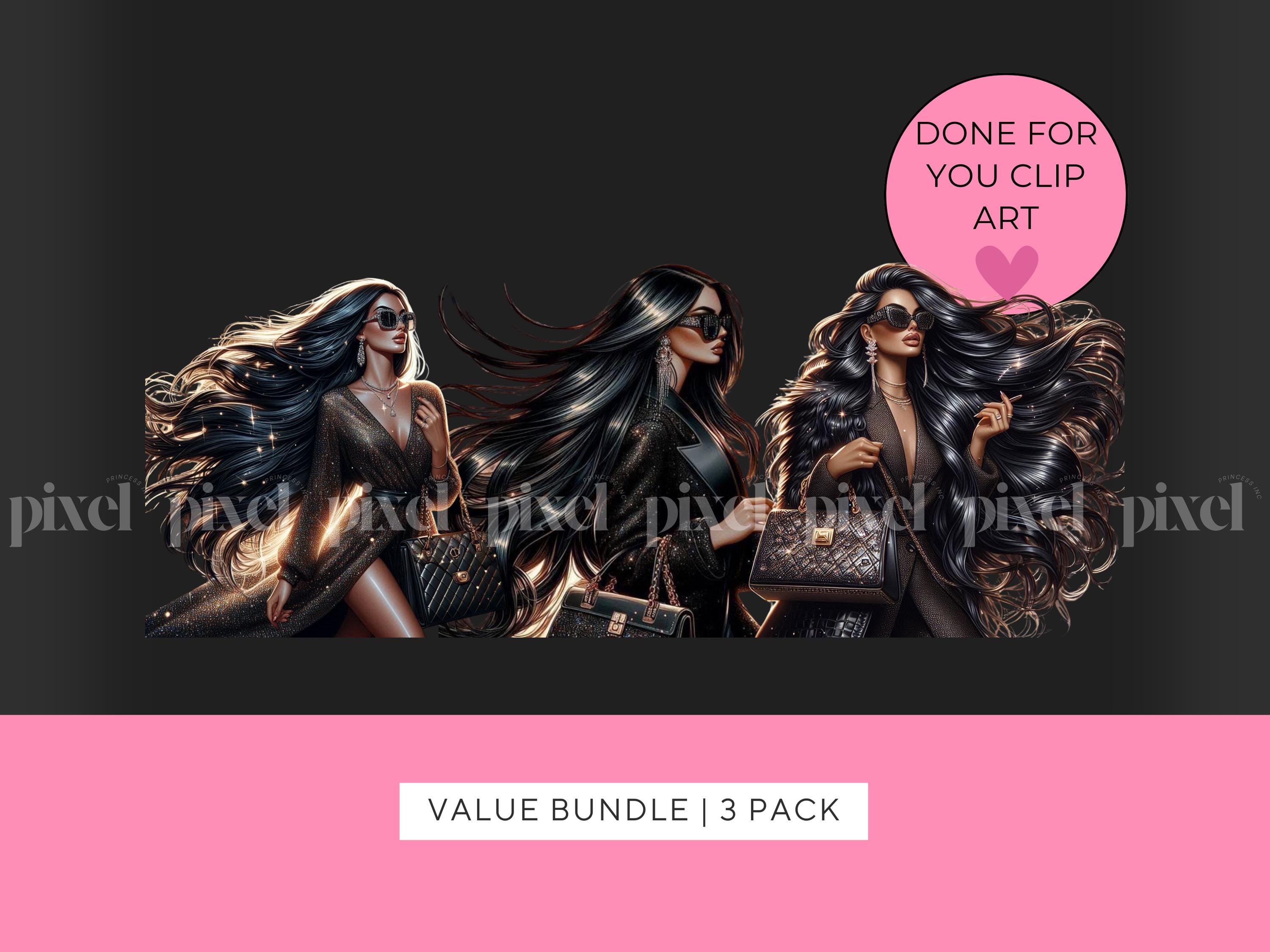 Expensive Girl Luxury Gorgeous | Tattoo Girl Designs | Clip Art | UVDTF ...