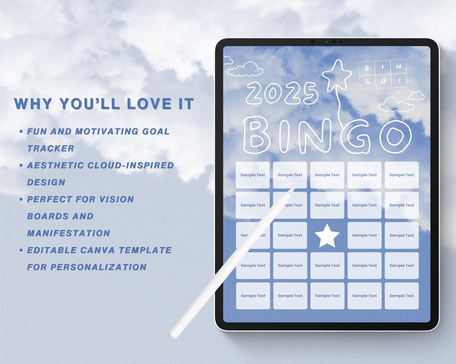 2025 Bingo Card | New Year’s Planner | Self-growth Tool - Fun ...