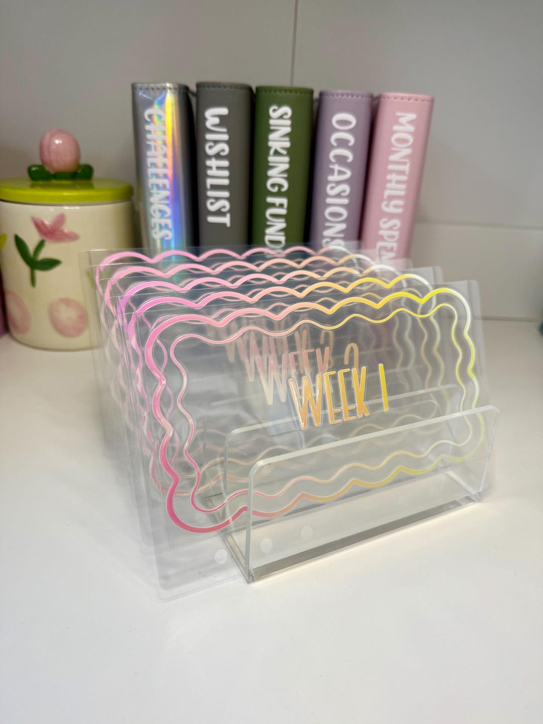 Customizable Clear Cash Envelopes Hole-punched for Binders | UK Notes ...