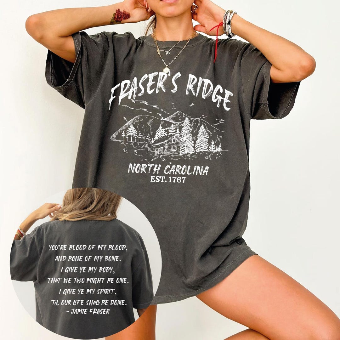 Fraser's Ridge Shirt, Outlander T-see, Fraser's Ridge Tee, Men's and ...