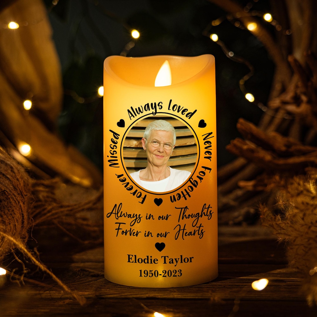 Always Loved, Never Forgotten, Forever Missed - Personalized Photo LED ...