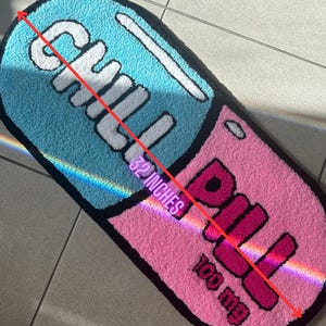 Pill Tufted Rug, Custom Rug, Bedroom Rug, Handmade Rug, Custom Carpet ...