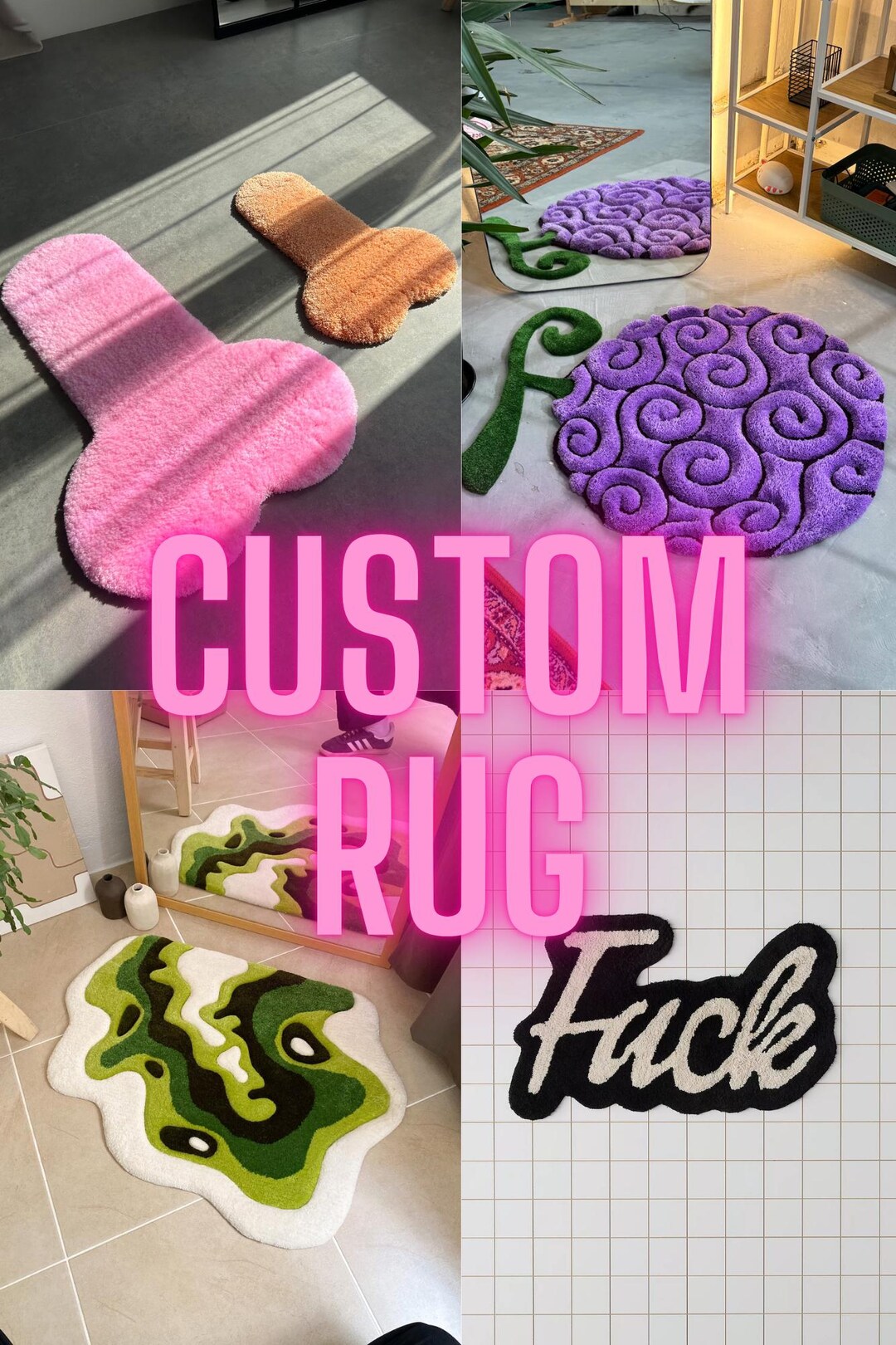 Custom Rugs,custom Handmade Tufted Rug, Custom Business Logo, Custom ...