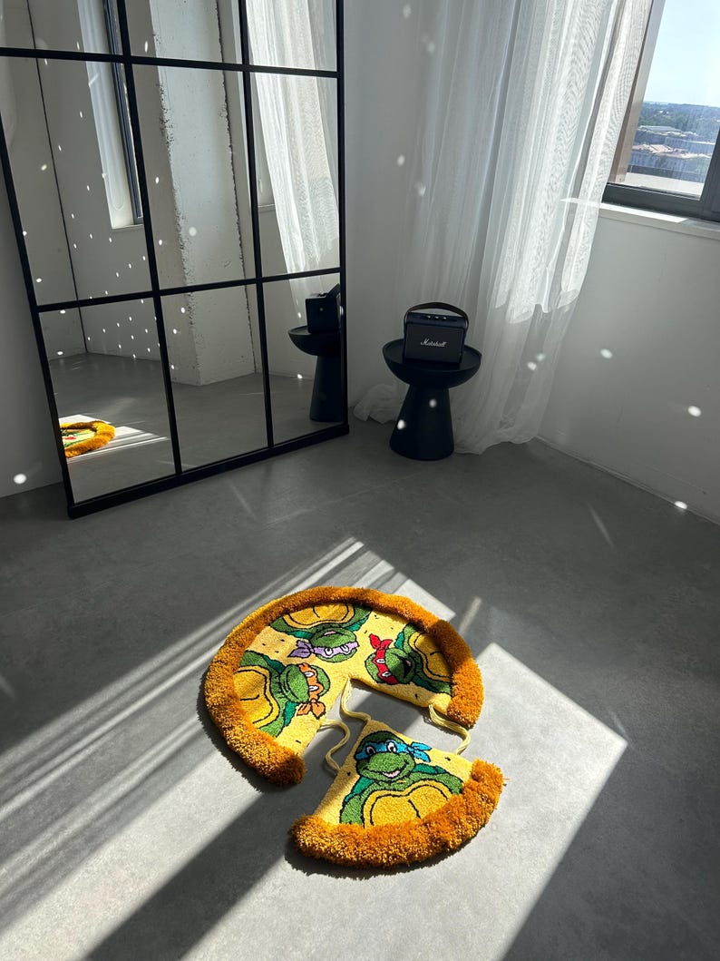 Teenage Mutant Ninja Turtles Tufted Rug Bold Comic-inspired Decor ...