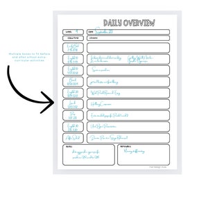 Monthly, Weekly, Daily Lesson Plan Printable Template - Etsy