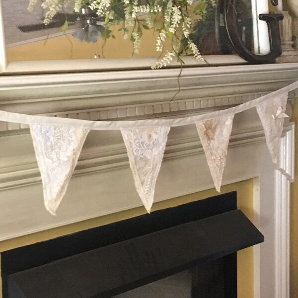 Shabby Chic Bunting - Etsy
