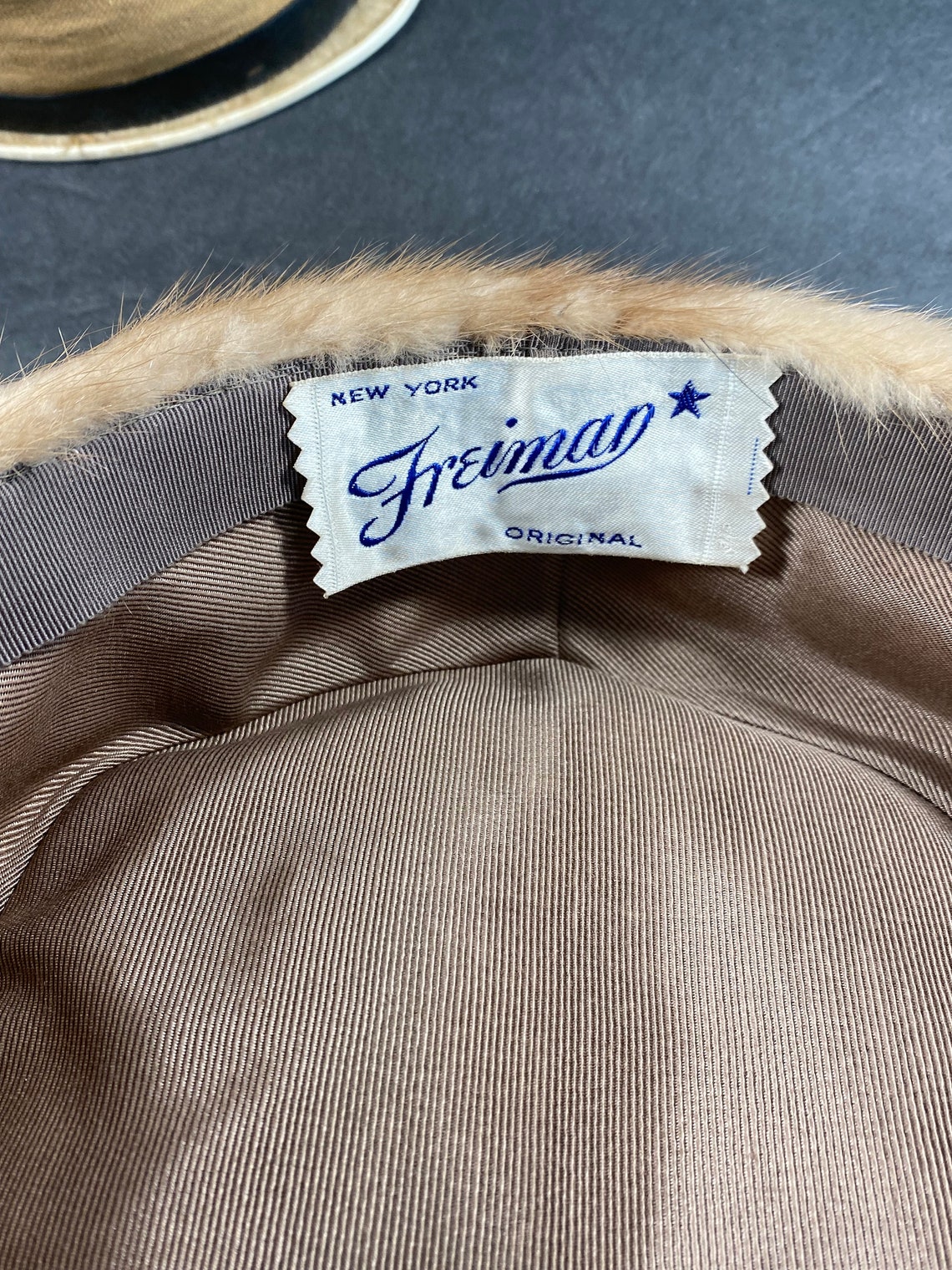 Freeman Original 1960s Fur Hat - Etsy