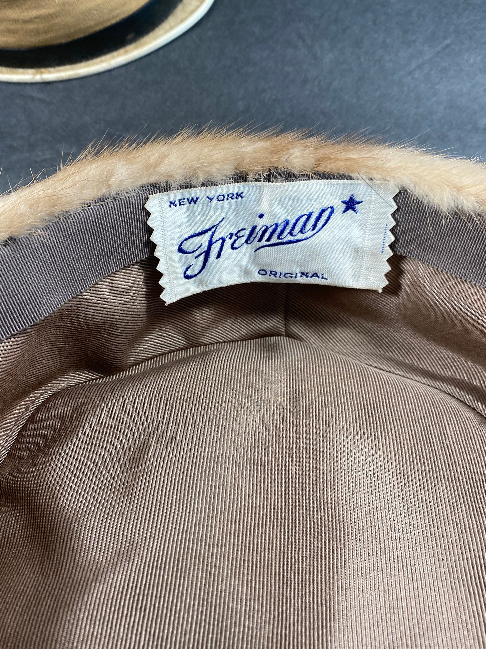 Freeman Original 1960s Fur Hat - Etsy