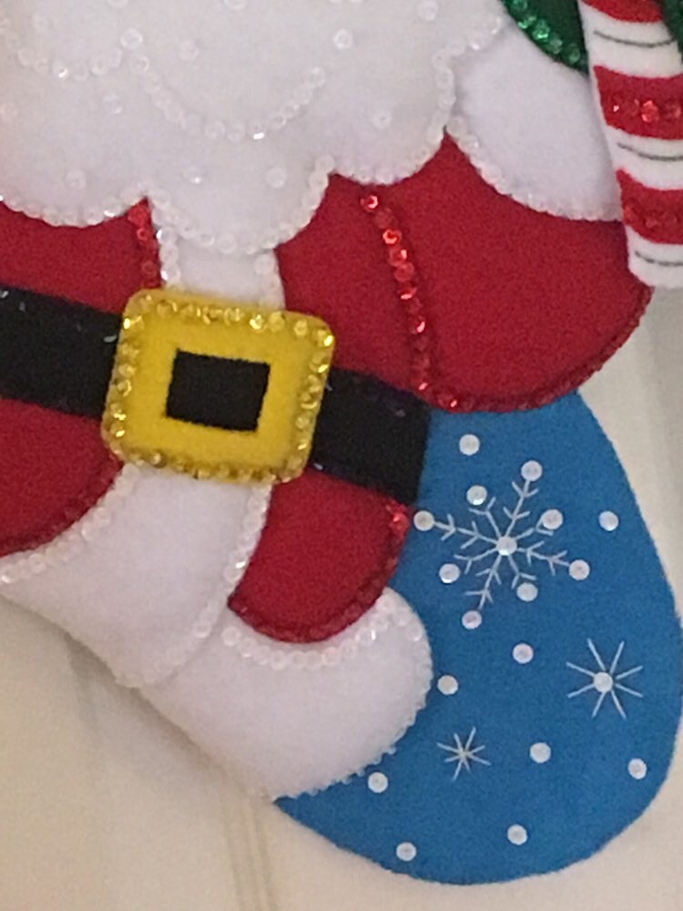 Bucilla 150th Anniversary hello Santa Felt - Etsy Bucilla 150th Anniversary hello Santa Felt - Etsy