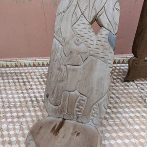 Big Vintage African Chair From Mali - Etsy