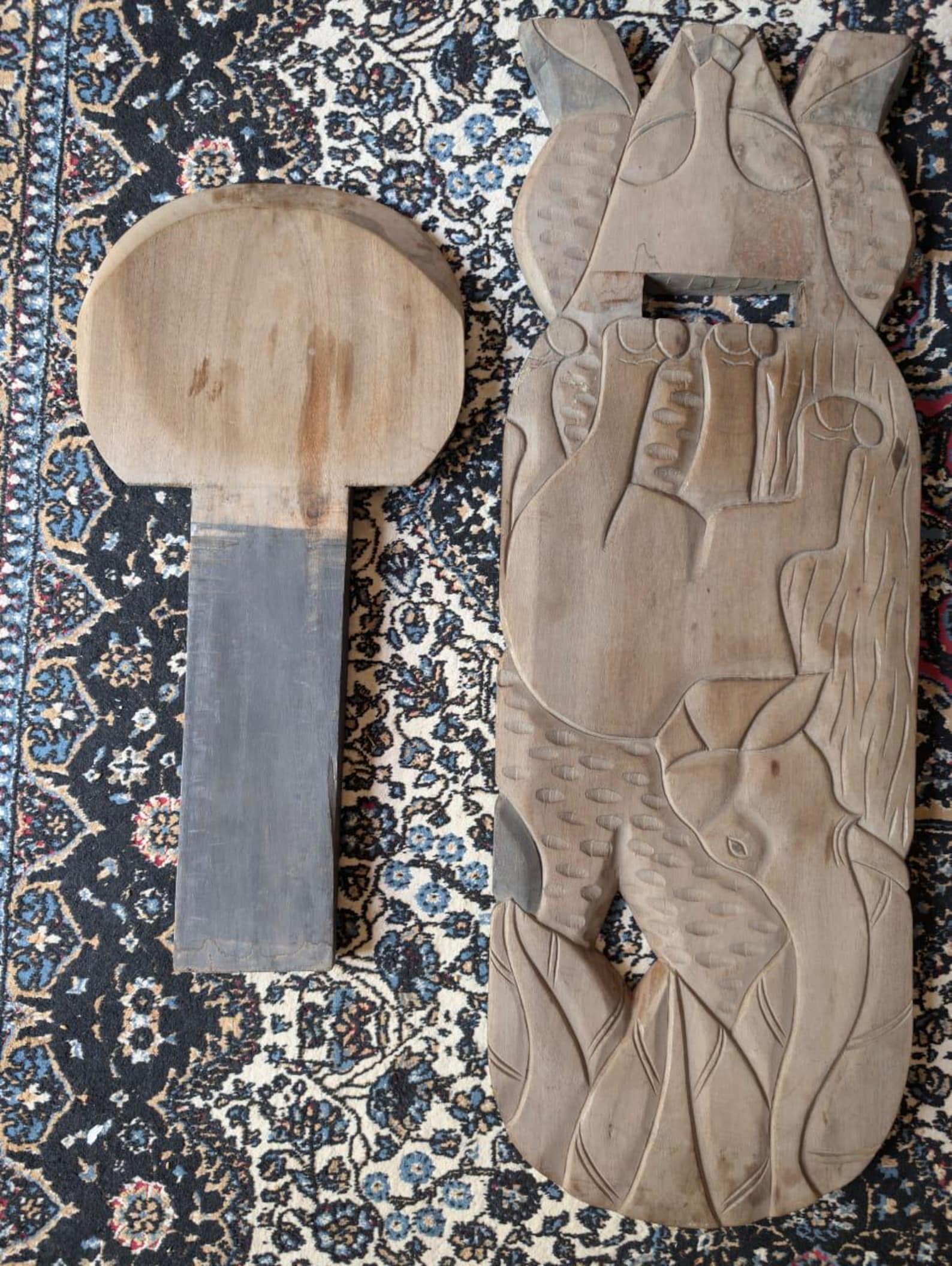 Big Vintage African Chair From Mali - Etsy