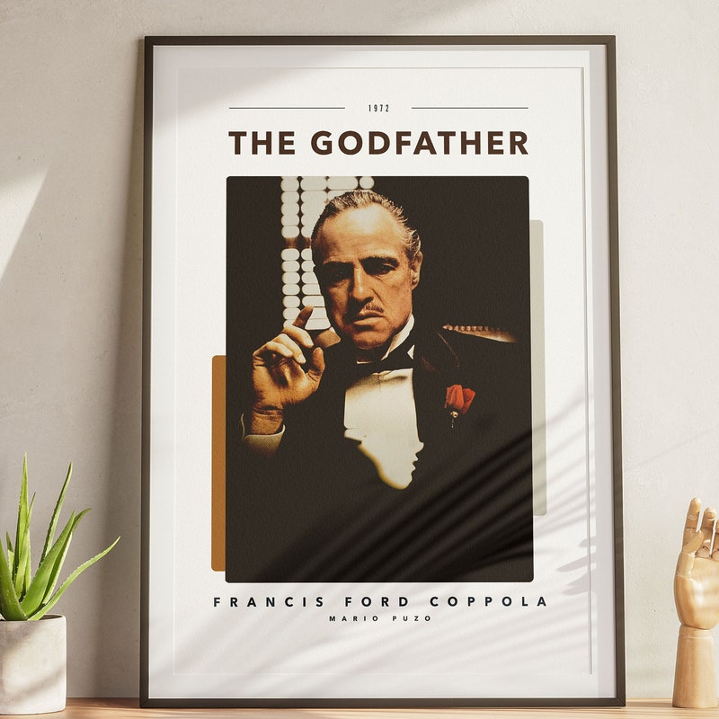 The Godfather Poster - Etsy