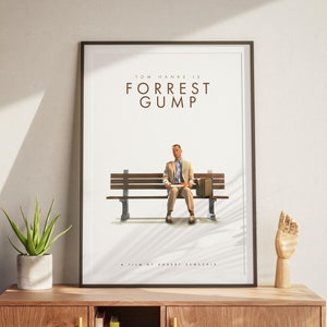 Forrest Gump Digital Movie Poster Tom Hanks Films Print Digital Movie Poster Download Movie ...