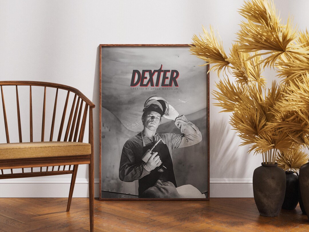 Dexter Poster, Tv Series Digital Poster, Gift Idea, Retro Poster ...