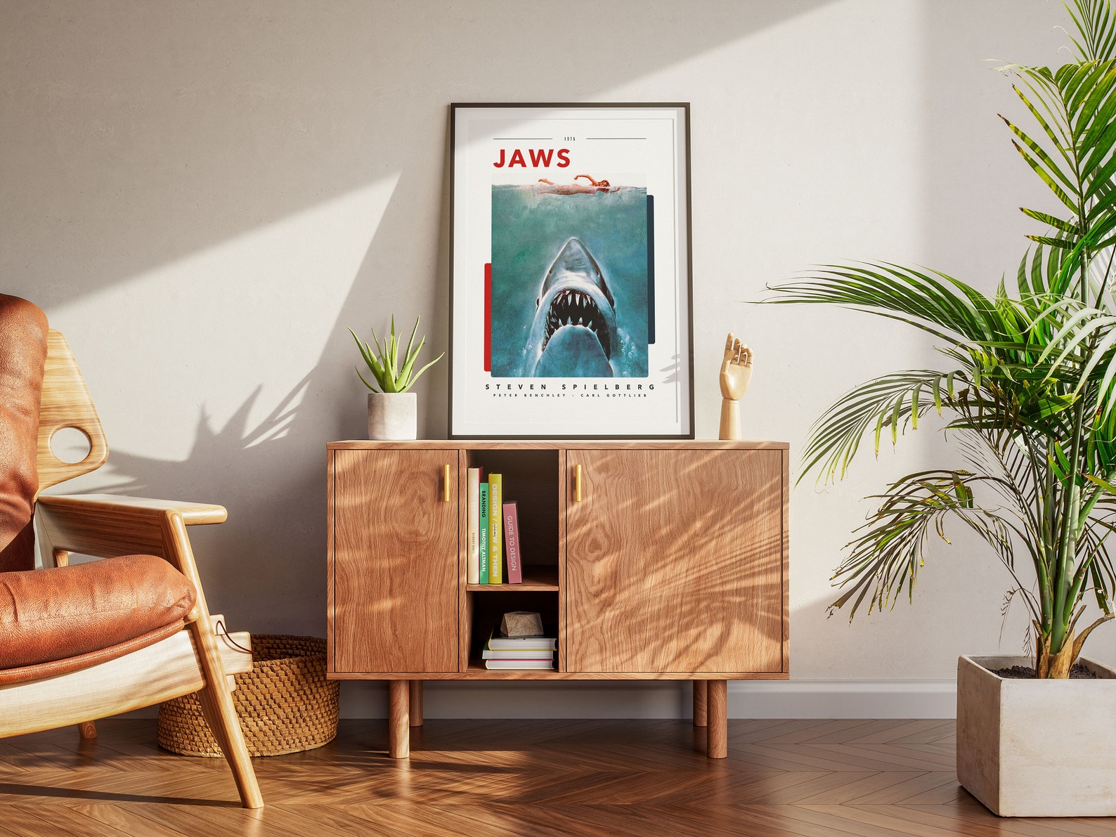 Jaws Digital Movie Poster Peter Benchley Films Print Digital Movie ...