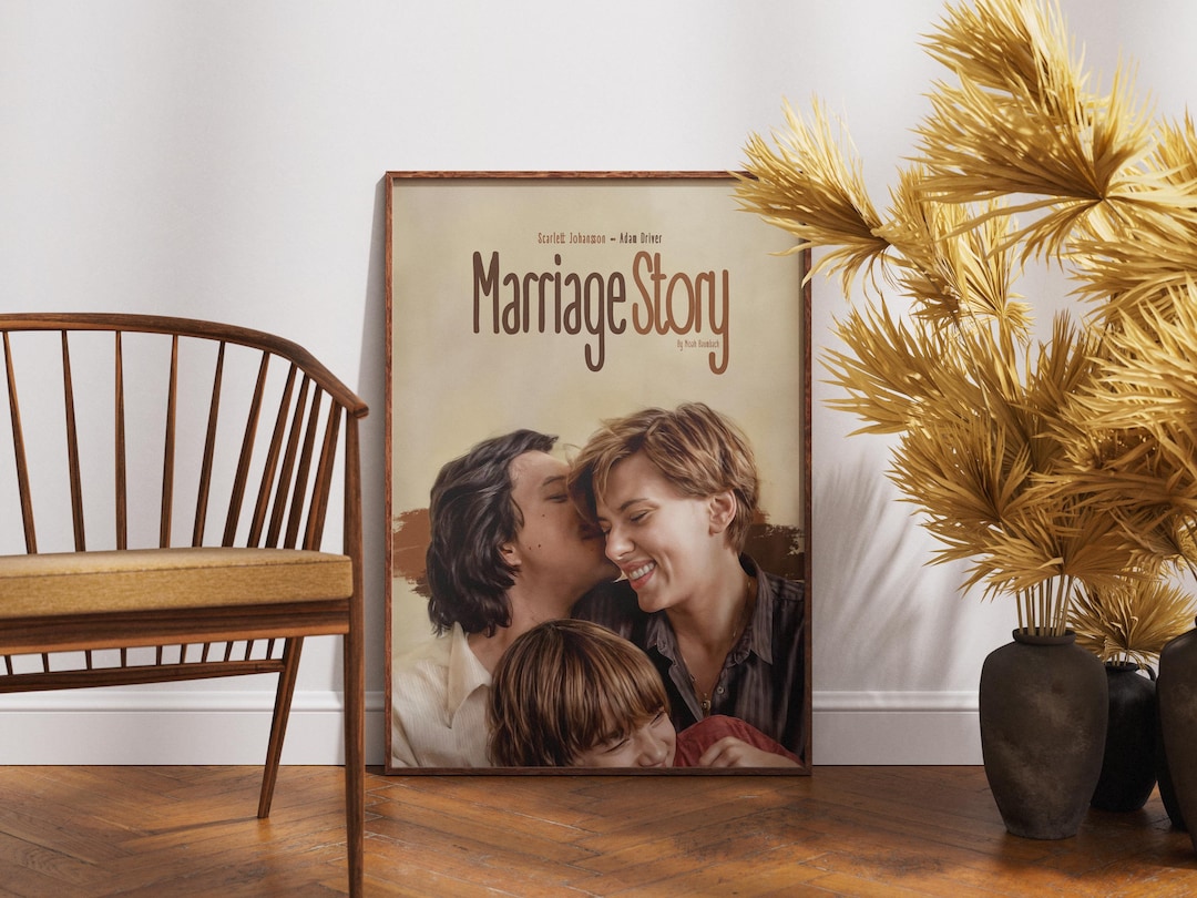 Marriage Story Poster, Digital Poster, Retro Movie Poster, Vintage ...