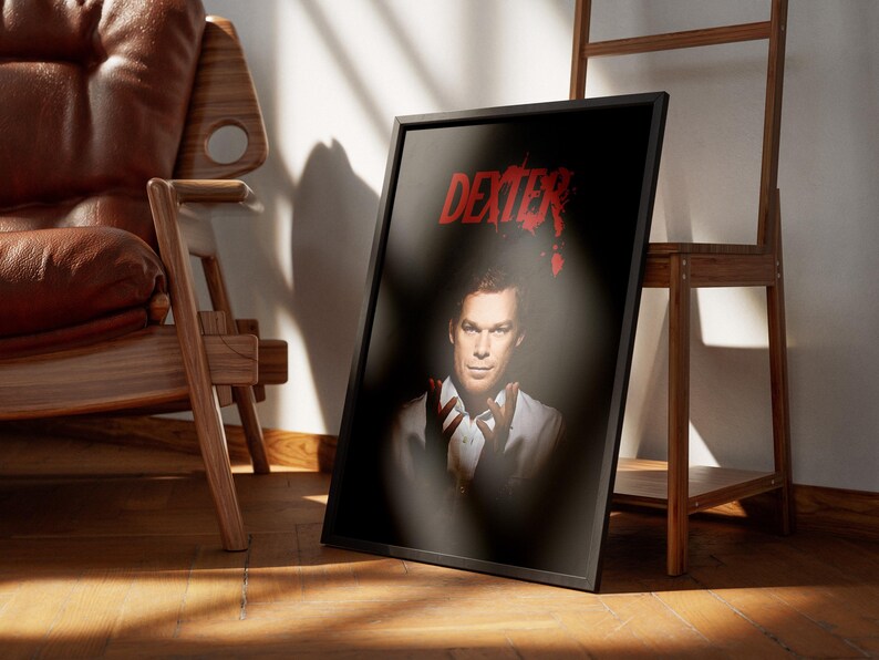 Dexter Poster, Tv Series Print Poster, Retro Poster, Minimalist Art ...