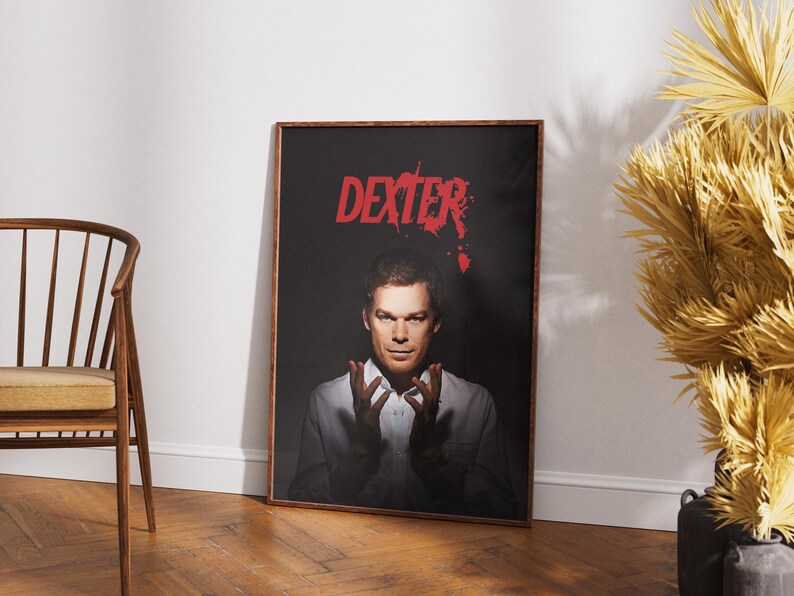 Dexter Poster, Tv Series Print Poster, Retro Poster, Minimalist Art ...
