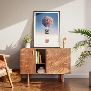 Up Movie Poster, Minimalist Digital Print, Gift for Movie Lovers ...