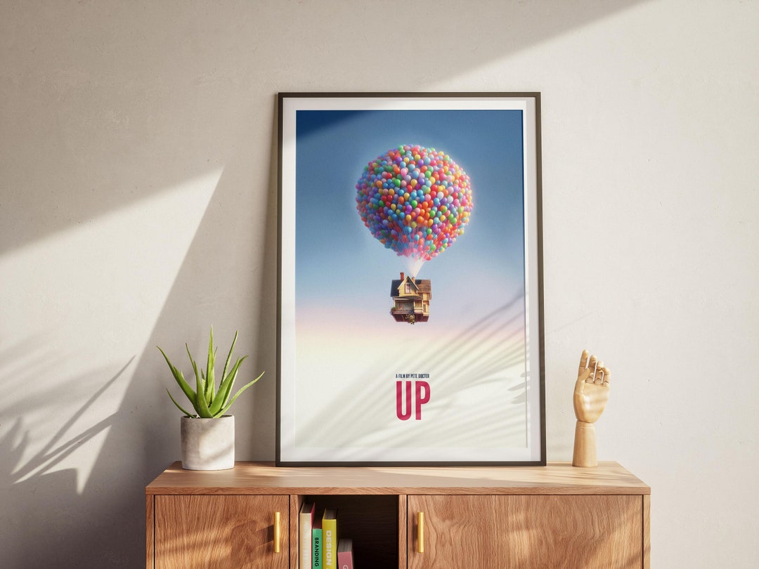 Up Movie Poster, Minimalist Digital Print, Gift for Movie Lovers ...